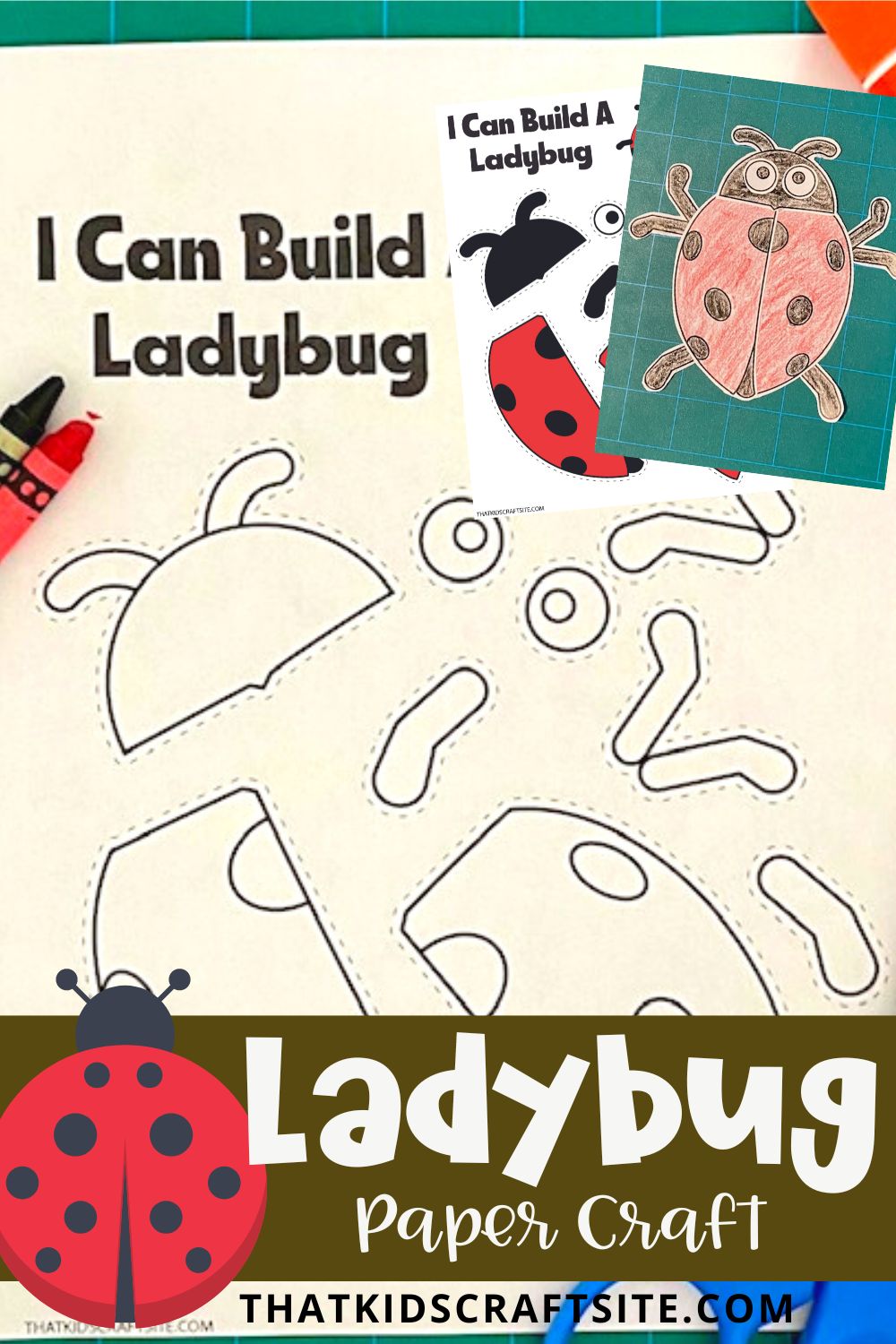 Ladybug Paper Craft - That Kids' Craft Site