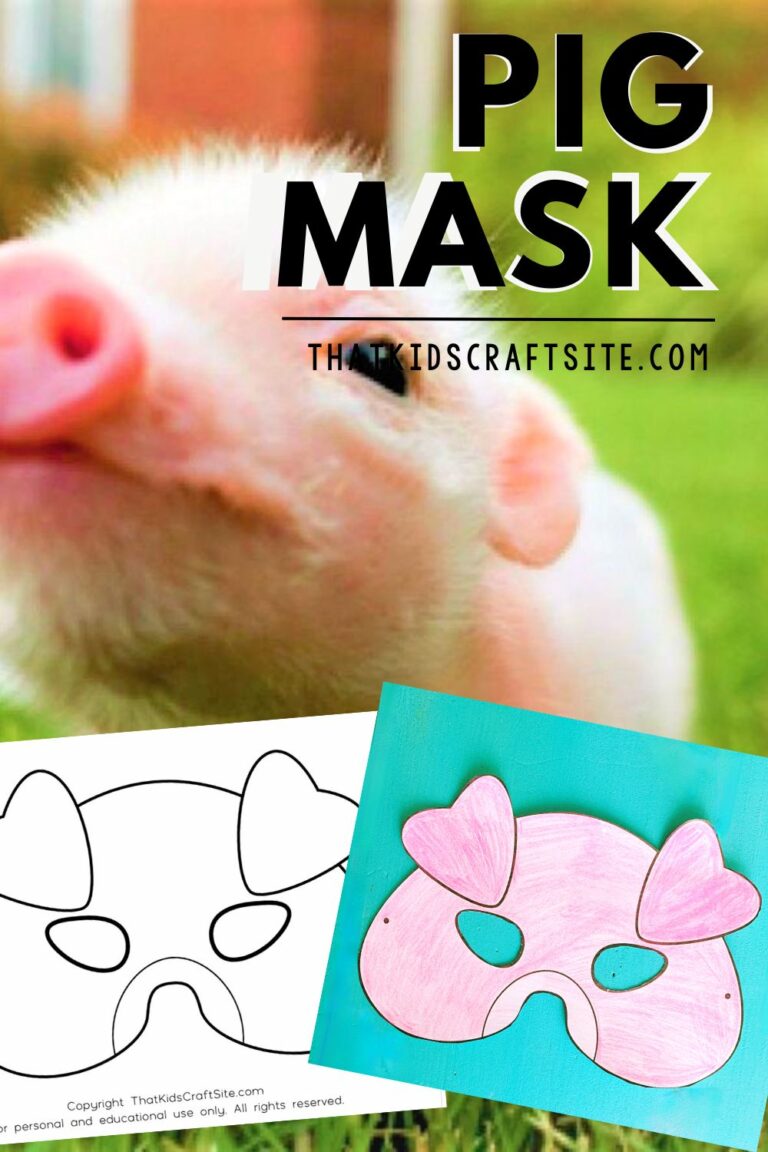 Pig Mask Craft - That Kids' Craft Site