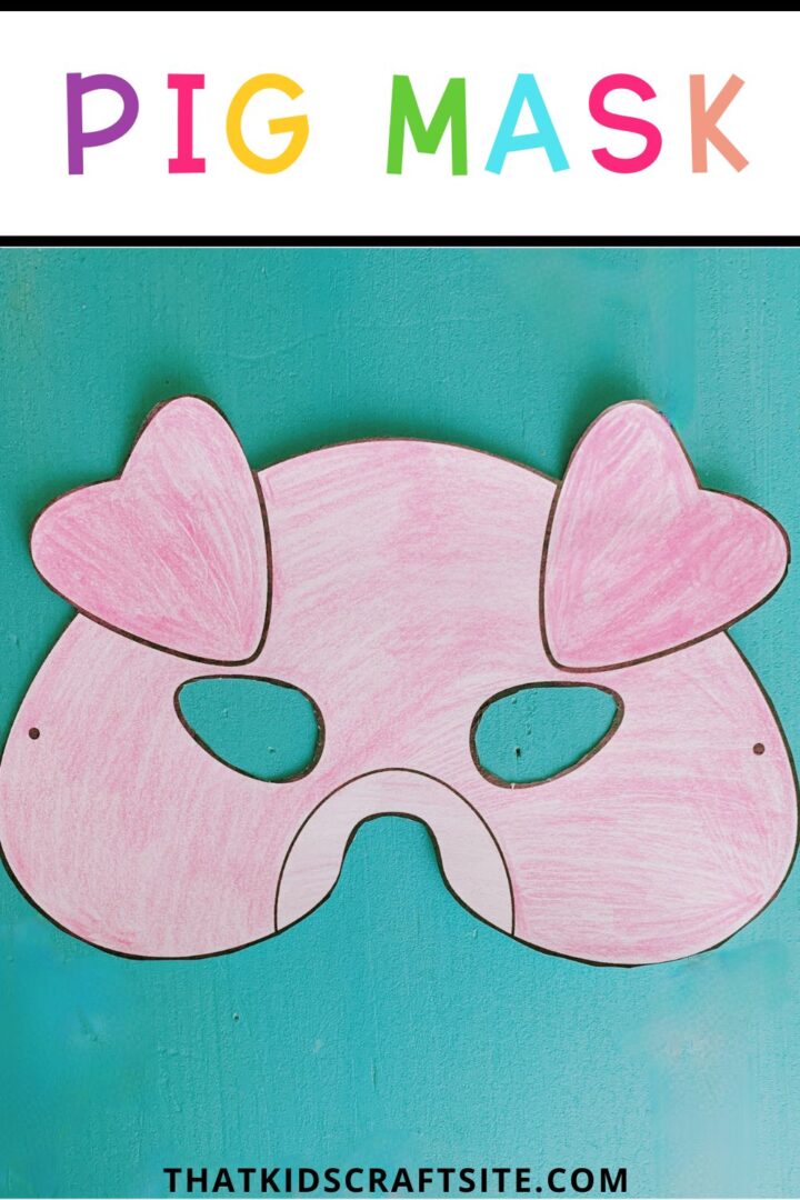 Pig Mask Craft - That Kids' Craft Site
