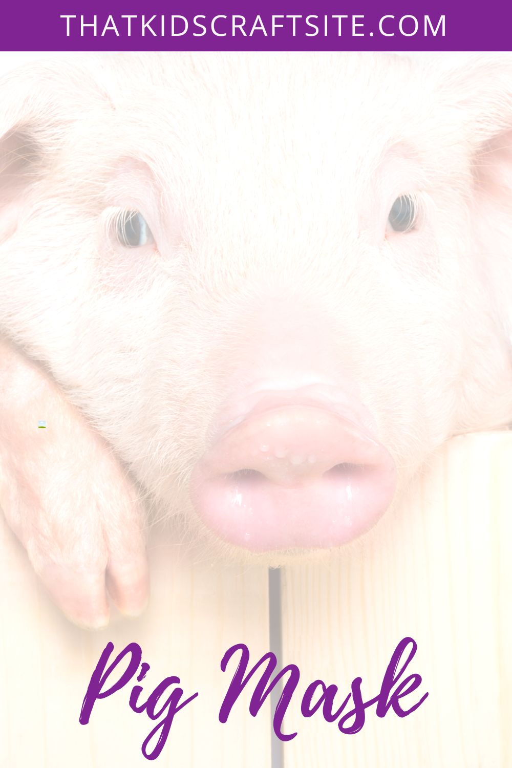Pig Mask Craft - That Kids' Craft Site