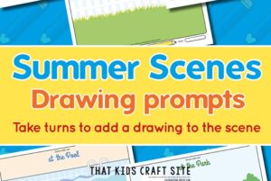 Summer Drawing Prompts for Kids - That Kids' Craft Site
