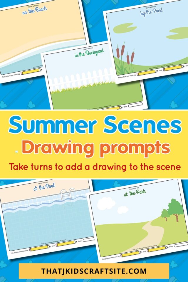 Summer Drawing Prompts for Kids - That Kids' Craft Site