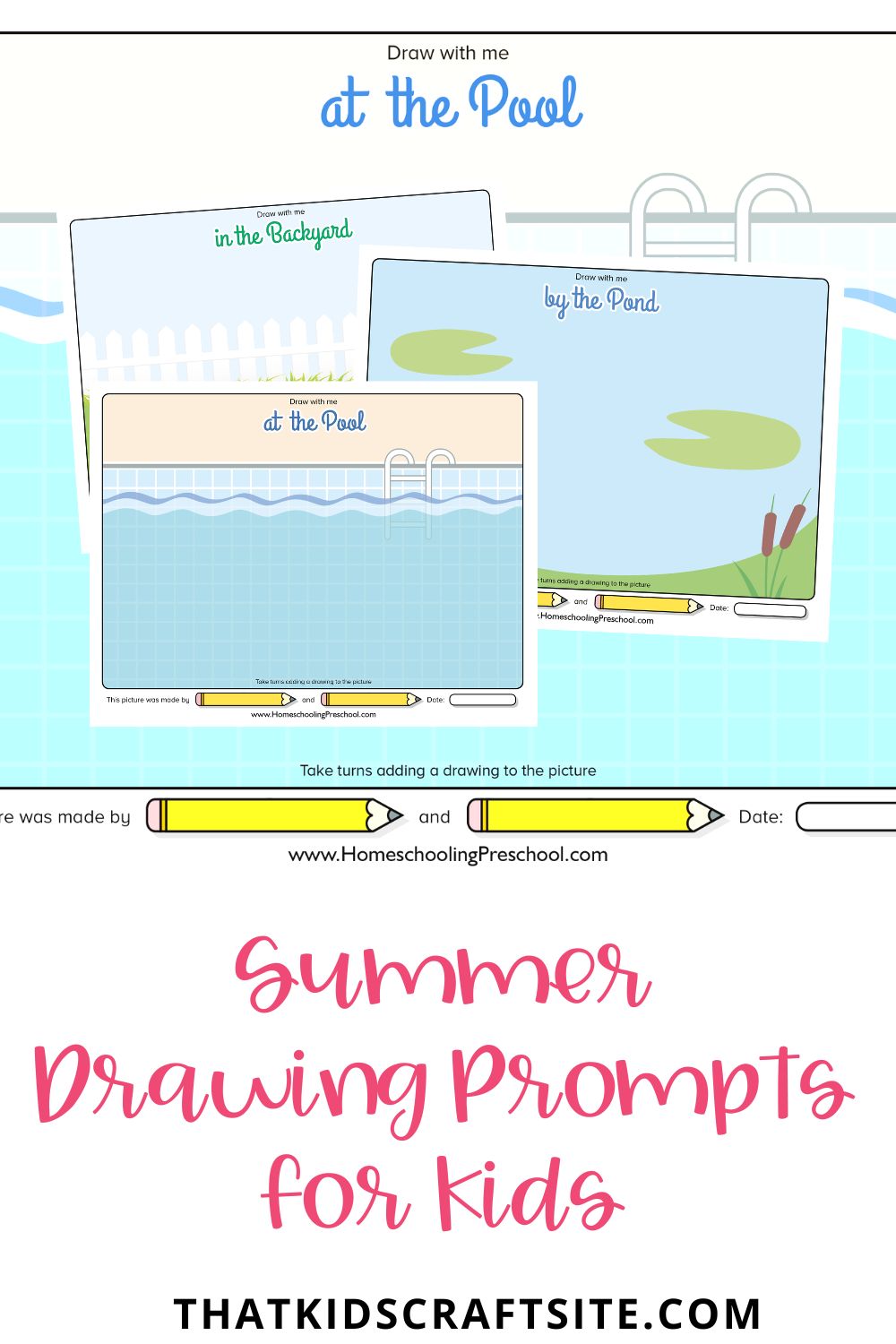 Summer Drawing Prompts for Kids - That Kids' Craft Site