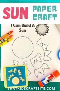 Sun Craft: A Printable Paper Craft - That Kids' Craft Site