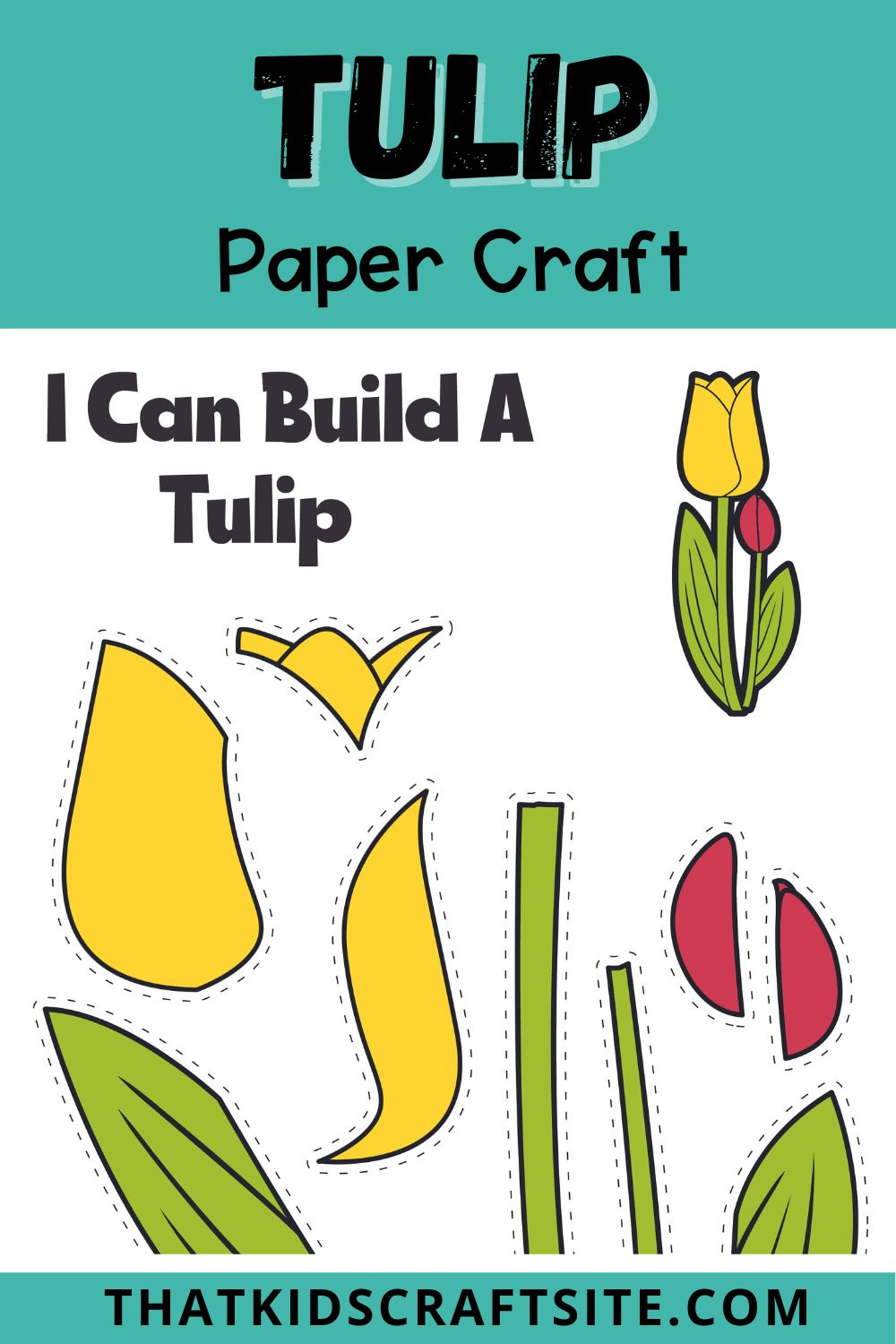 Tulip Paper Craft - That Kids' Craft Site