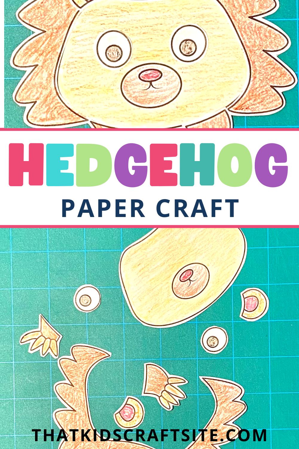 Hedgehog Paper Craft - That Kids' Craft Site