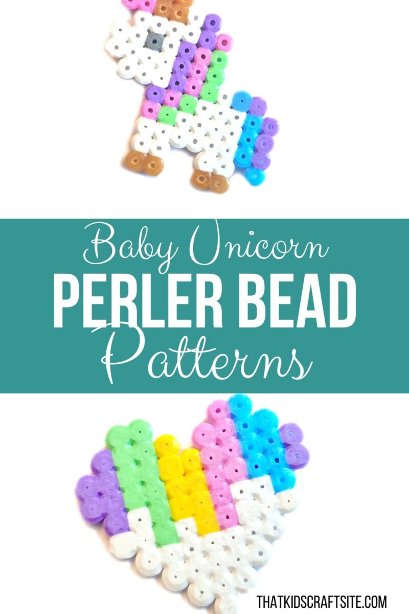 Baby Unicorn Perler Bead Patterns - That Kids' Craft Site