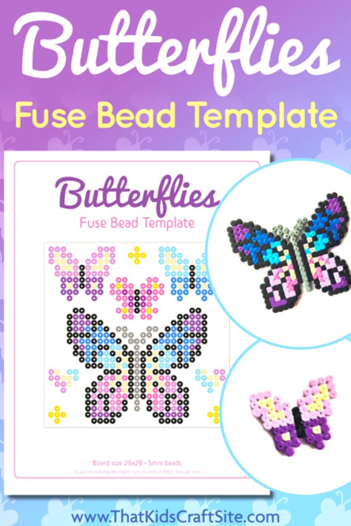 Butterfly Perler Bead Patterns - That Kids' Craft Site