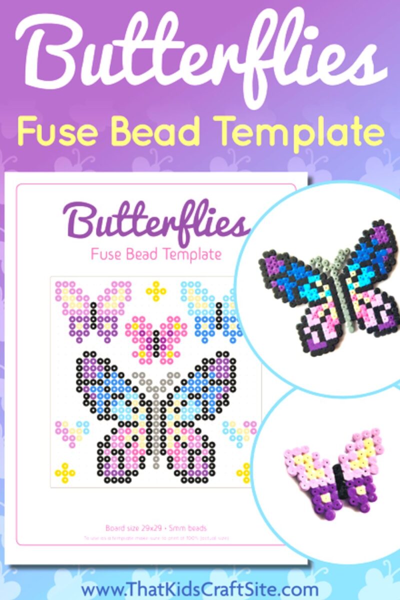 Butterfly Perler Bead Patterns - That Kids' Craft Site